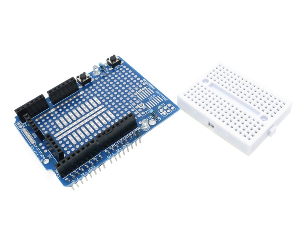 Arduino protoshield kit con mini Breadboard - Raspberryitalia.it